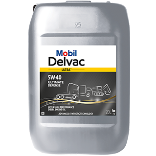 MOBIL DELVAC ULTRA 5W40 ULTIMATE DEFENSE, 20 L, starý názov MOBIL ...